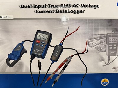 Reed R5003 2-Channel AC Current and Voltage Data Logger *** OPEN BOX ...
