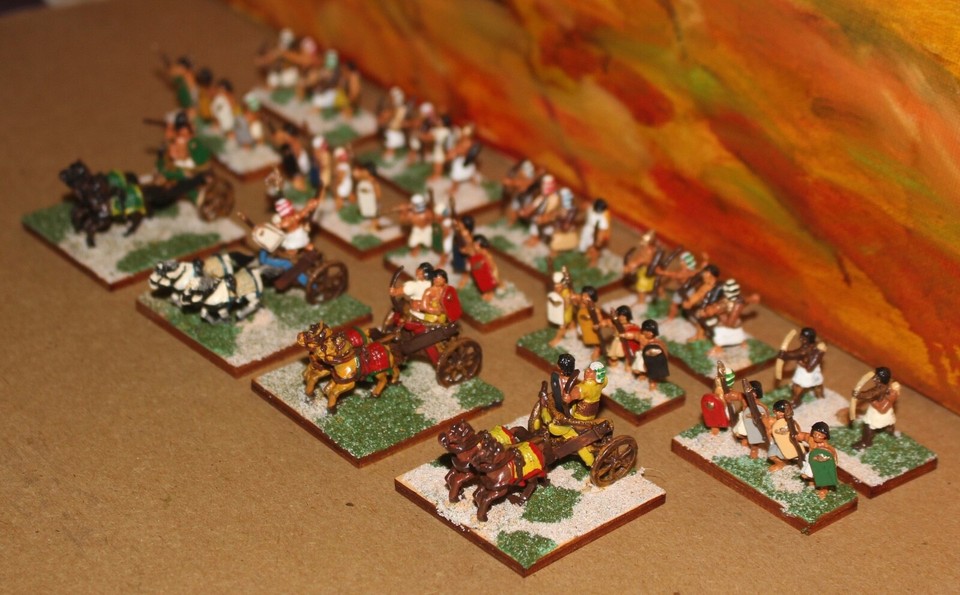 Well Painted 15mm New Kingdom Egypt DBA Army for DBA/FOG/WAB | eBay