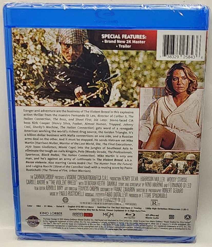 The Violent Breed (Blu-ray, 1984) Henry Silva, Woody Strode, Harrison ...