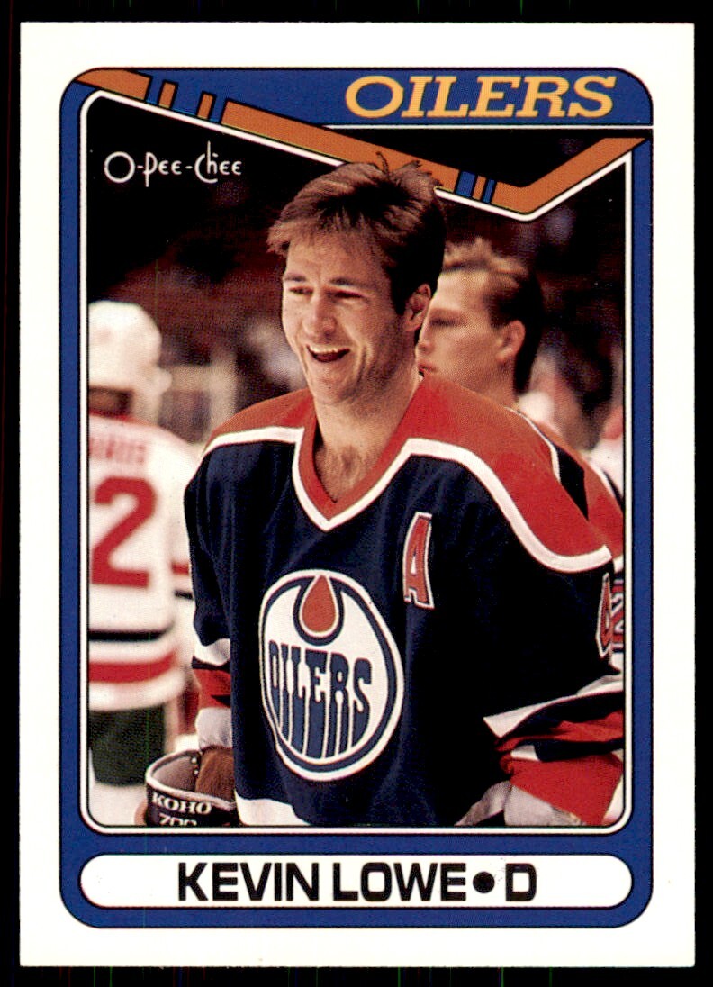 1990-91 O-Pee-Chee Kevin Lowe . Edmonton Oilers #307 | eBay