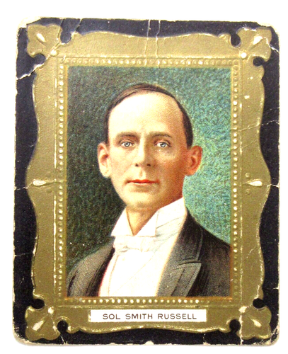 1911 Between The Acts Cigars T25 SOL SMITH RUSSELL Actors tobacco card ...