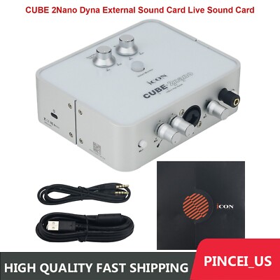 CUBE 2Nano Dyna External Sound Card Live Sound Card PC Cellphone Live ...