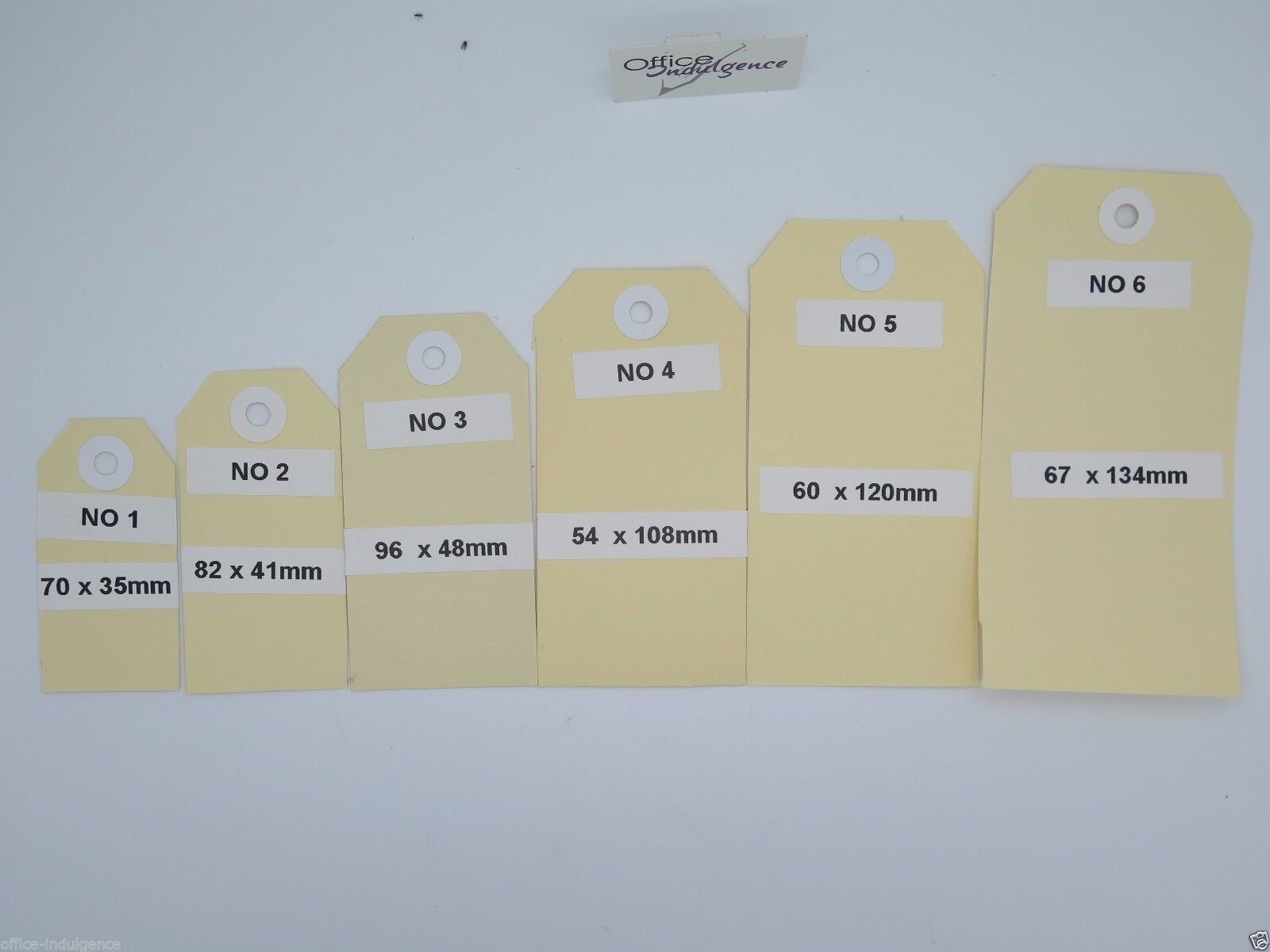 100 x Size 6 Avery Buff Manilla Shipping Tags 134 x 67mm - 16000 | eBay