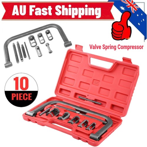 10pc Valve Spring Compressor Removal Installer Tool for Car Motorcycle ...
