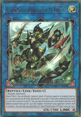 Yugioh! LP Alien Shocktrooper M-Frame - DUOV-EN003 - Ultra Rare - 1st ...