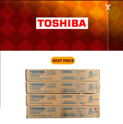 Genuine Toshiba 5540CT-6550CT TFC65 Toner Set [1BK,1C,1M,1Y] | eBay ...