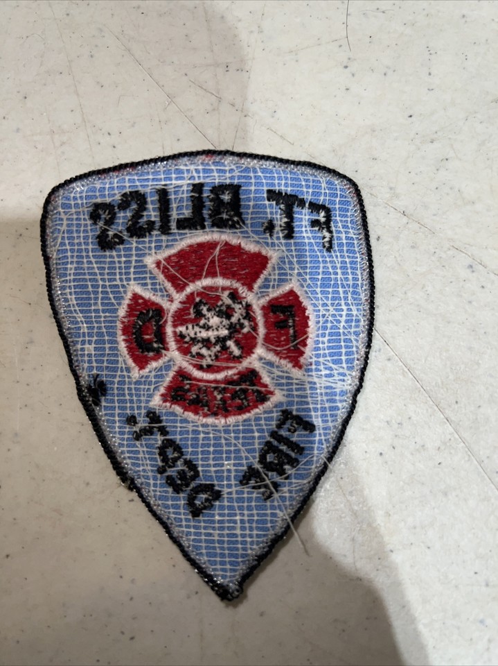 TEXAS - FORT BLISS FIRE DEPARTMENT PATCH, FD | eBay