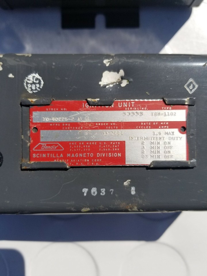 Bendix Gas Turbine Jet Engine Ignition Exciter | eBay