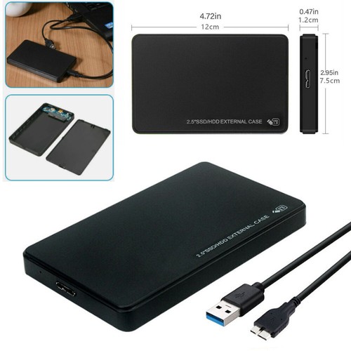 USB 3.0 SATA SSD External Hard Drive Cover Portable Desktop Mobile ...