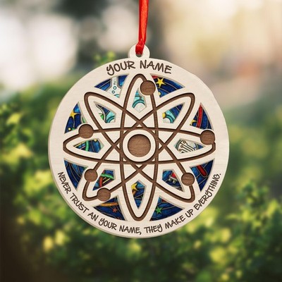 Personalized Science Christmas Ornament, Chemistry Ornaments, Scientist ...