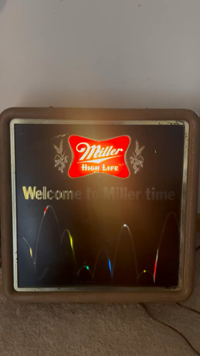 82’ Miller High Life “ It’s Miller Time” Bouncing Ball Motion Sign ...
