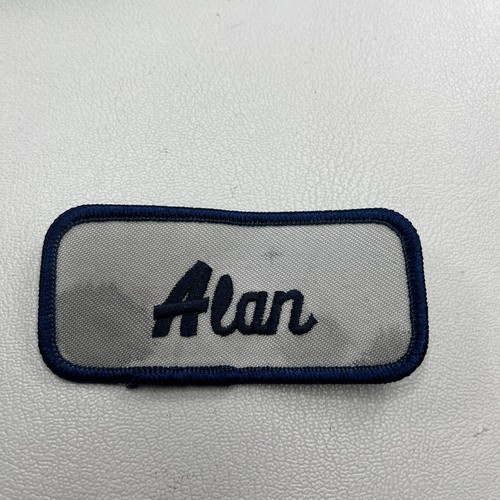 Rough! Stained! NAME ALAN Patch T064 | eBay