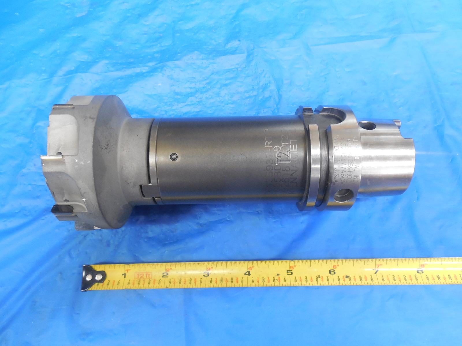 HSK63A 22 mm PILOT 10 mm KEY SHELL / FACE MILL HOLDER 80mm DIAMOND TIP ...