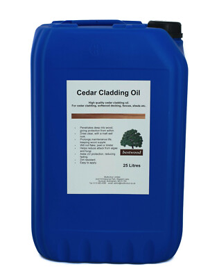 Cedar Cladding Oil, Bestwood, 25 Litre 25L, Professional Clear ...