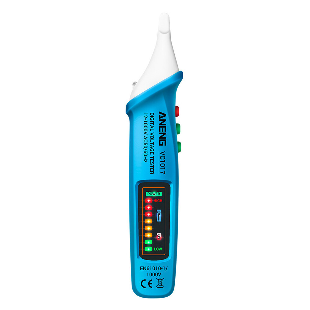 VC1017 Digital Voltage Tester Detector Non-contact LED Lights Electric ...