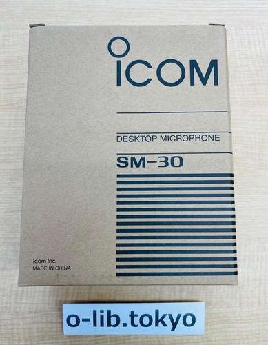 Icom Desktop microphone SM-30 Black genuine from Japan New | eBay