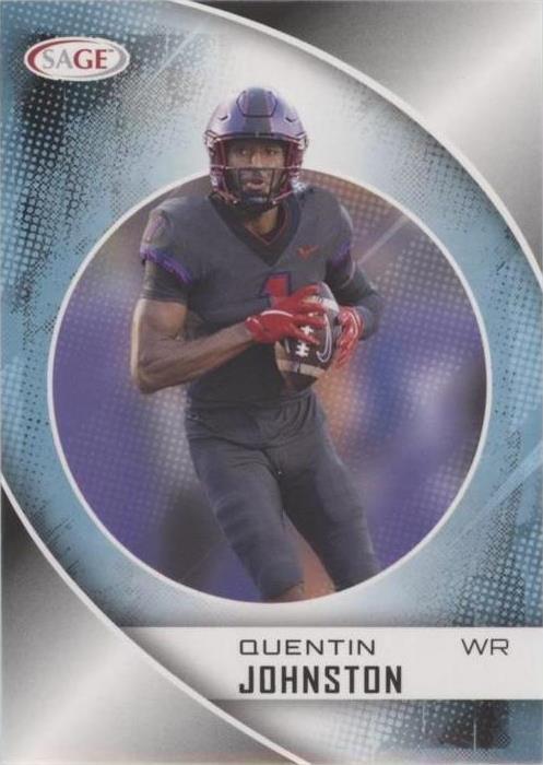 Las mejores ofertas en 2023 SAGE Low Series Quentin Johnston #63 | eBay