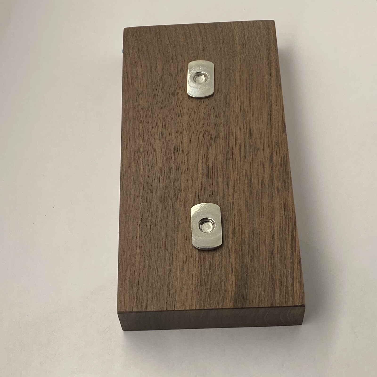 A J CUSTOM Walnut Benchrest Shooting Block fits standard accessory rail ...