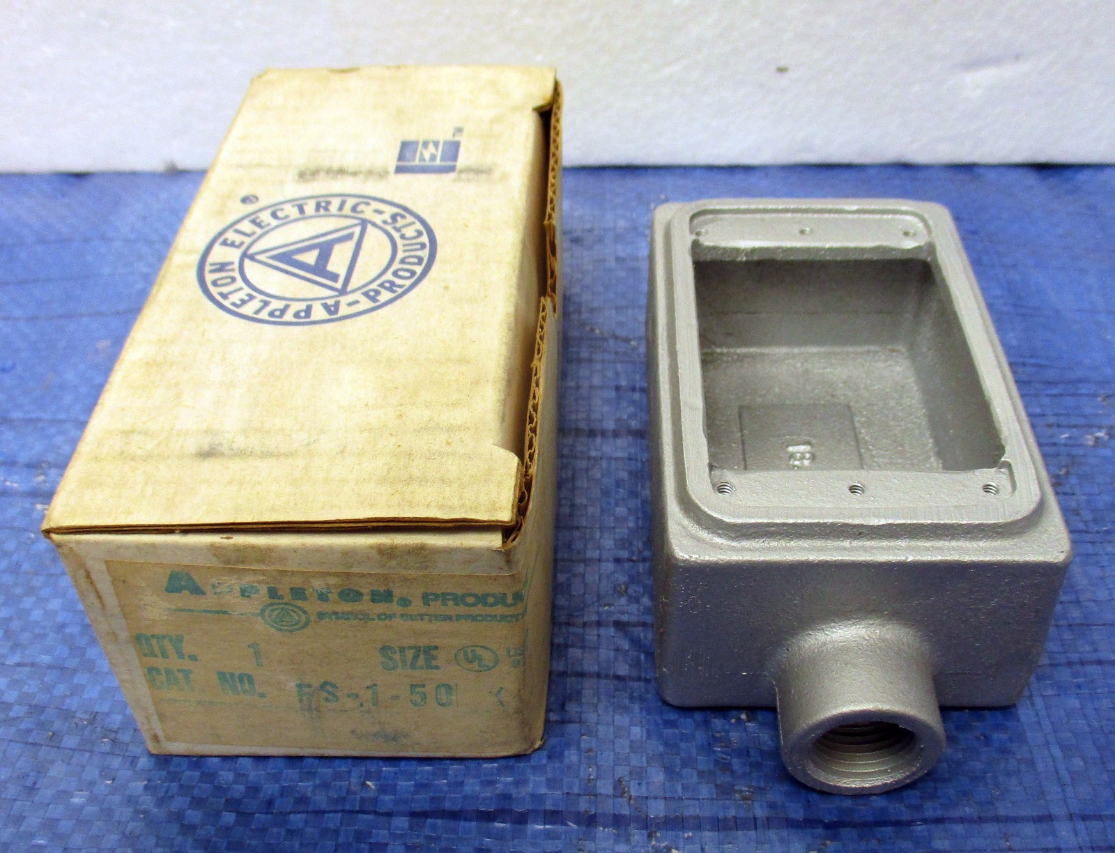 LOT (5) Appleton 1/2" Mall Iron Device Box FS-1-50 Nice!!! | eBay