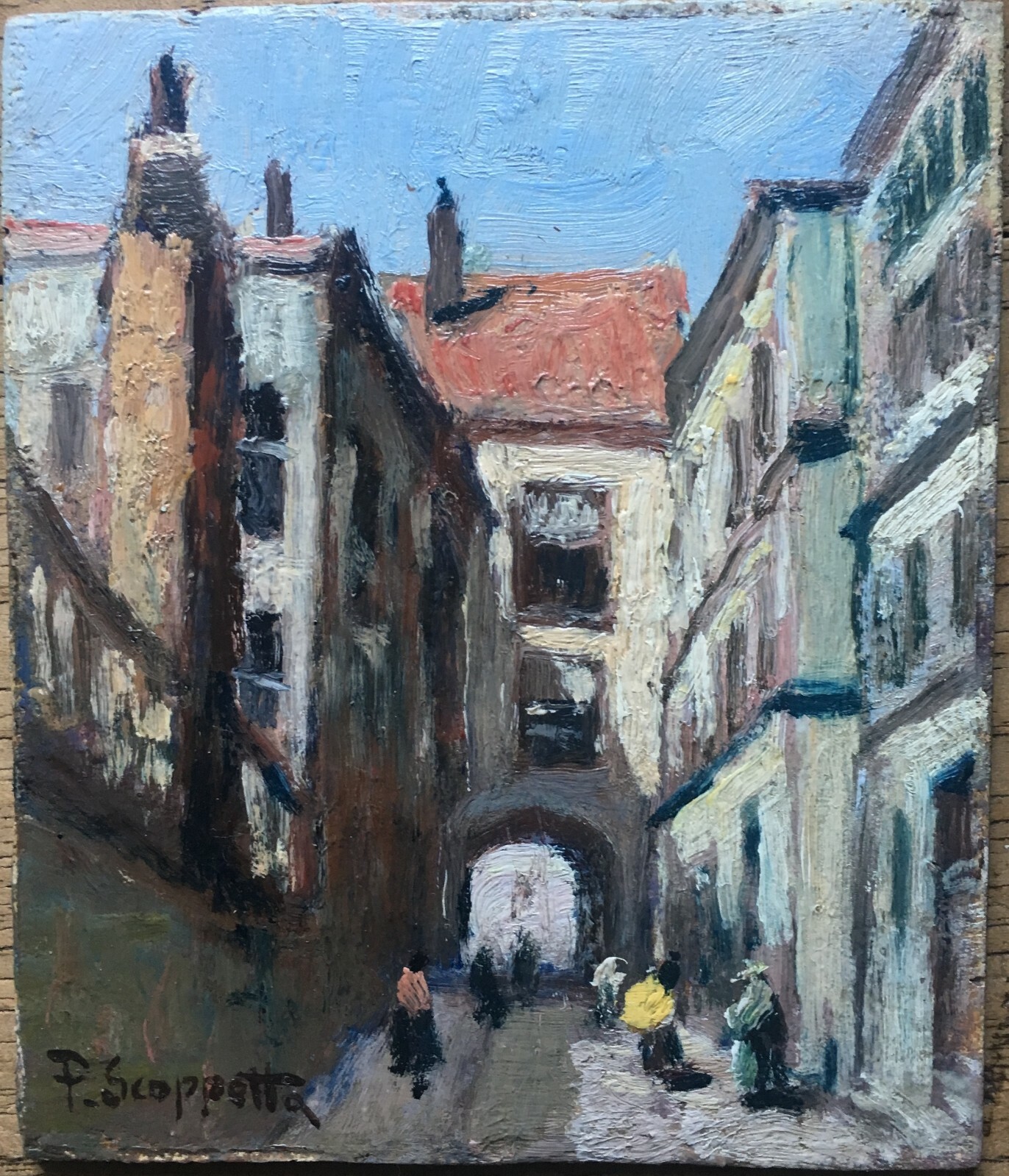 SCOPPETTA Pietro (1863-1920), Italian painter, Pair of Oils on paper | eBay