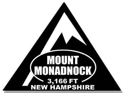 4" MOUNT MONADNOCK NEW HAMPSHIRE 3,166 FT BUMPER CAR STICKER DECAL MADE ...