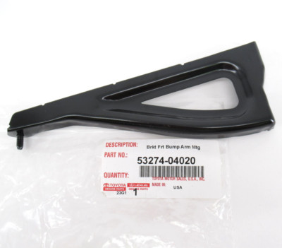 Genuine OEM Toyota 53274-04020 Driver LH Front Bumper Bracket 2005-2011 ...