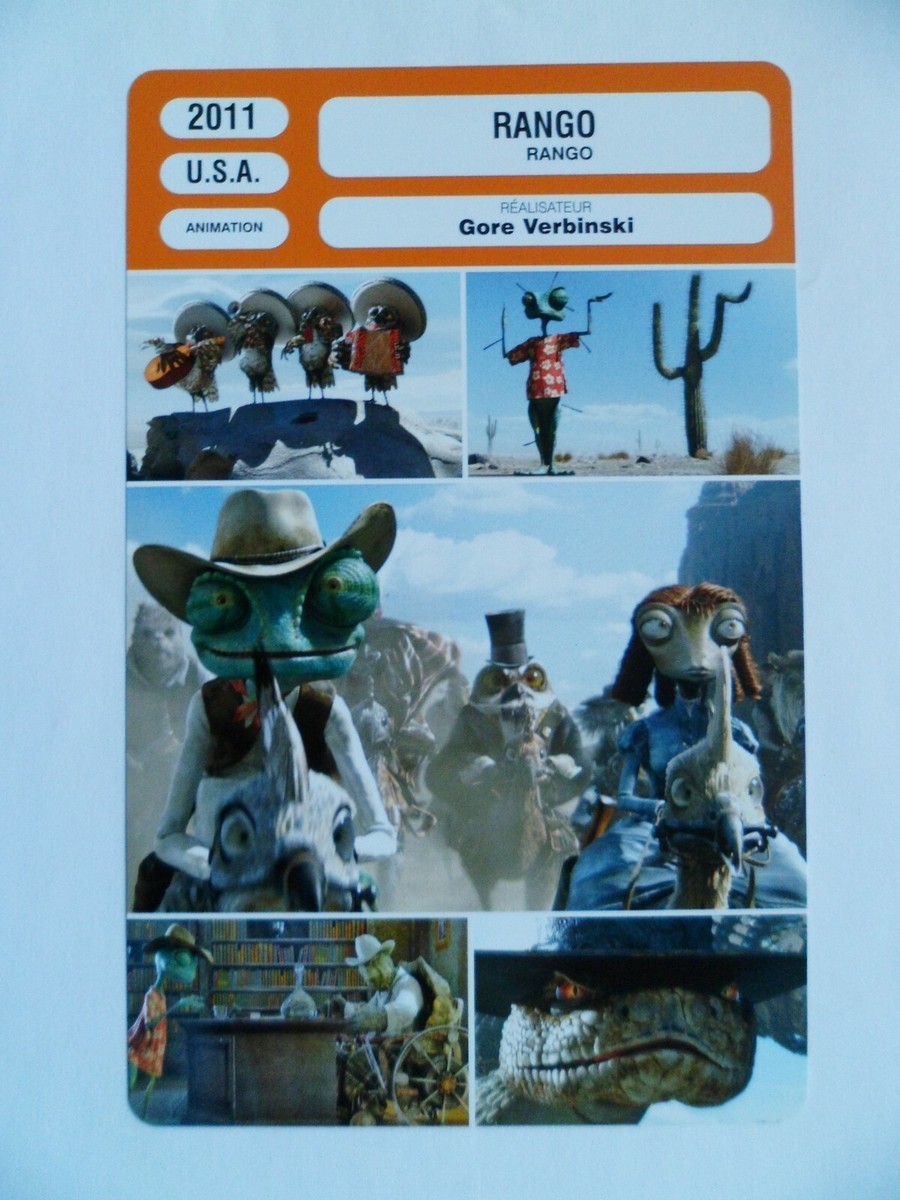 Noms Des Personnages De Rango Publiez La Liste Des Niveaux Des