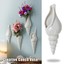 Sea Shell Conch Flower Vase Porcelain Craft Home Wedding Wall Decor Art ...
