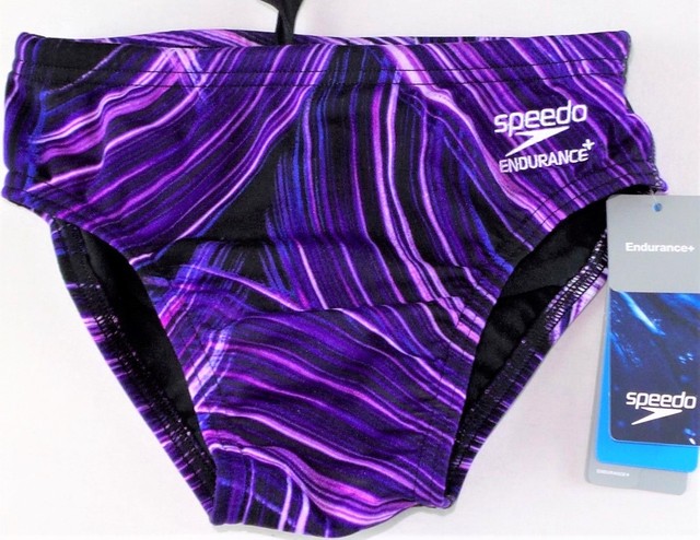 SPEEDO 'Turbo Stroke' Endurance+ Men's Swim Briefs Size 30 Purple MSRP ...