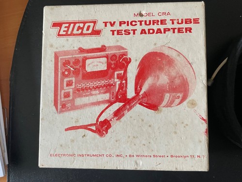 EICO TV Picture Tube Test Adapter Model CRA - Very Nice Condition! | eBay