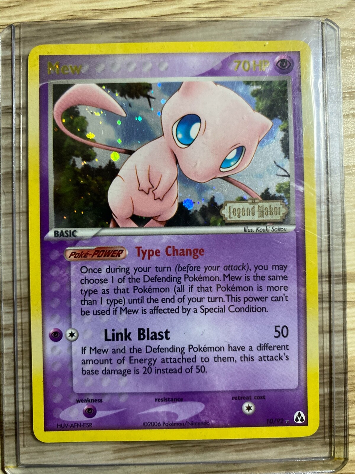 Mew 10/92 Legend Maker Holo for sale online | eBay
