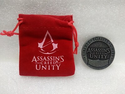 Assassins Creed Unity Collectible Metal Coin Medallion Loot Crate ...