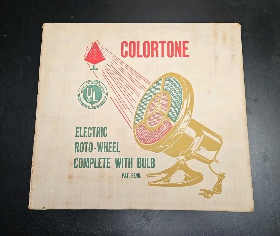 Vintage Sears Colortone Electric Roto-Wheel For Aluminum Christmas Tree ...