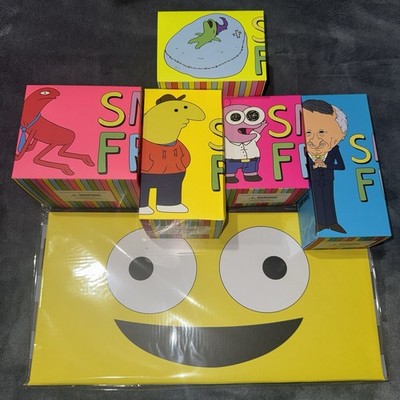 2025 SMILING FRIENDS VINYL FIGURE SET - COMPLETE PIM CHARLIE GLEP ALLAN ...