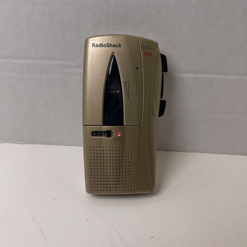 Radio Shack 14-1184VOX Micro-45 Microcassette Voice Activated Recorder ...