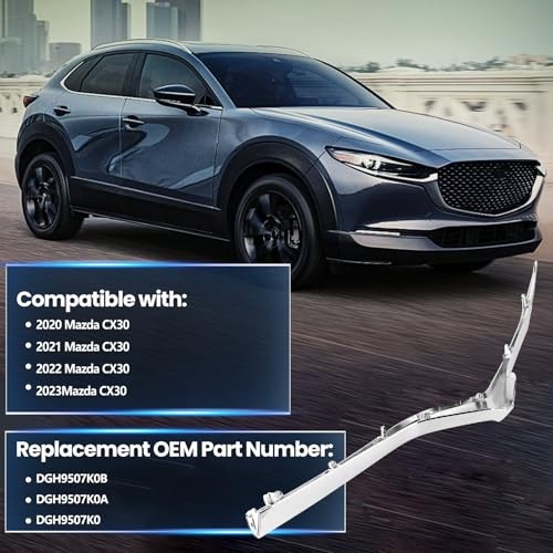 Right Side Front Bumper Molding Compatible with Mazda DGH9-50-7J0B ...