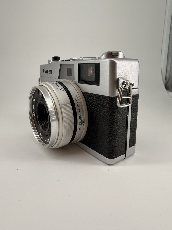 Canon Canonet 28 35mm Rangefinder Film Camera 40mm 1:2.8 Lens *READ ...