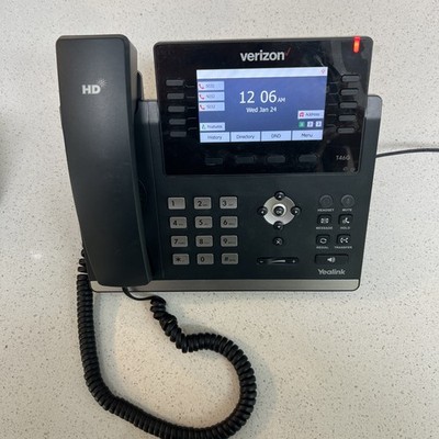 Yealink SIP-T46G Verizon 4.3-inch LCD Business Desktop Phone FAST ...
