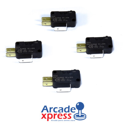 Mikroschalter Set 4x Cherry D44X 4,8mm 6,3mm Knopf Taste Arcade ...