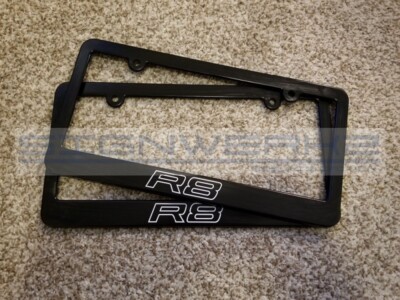 Audi R8 License Plate Frames - Pair | eBay