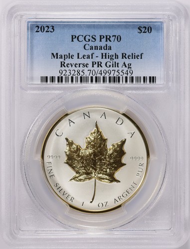 2023 Canada $20 Silver Maple Leaf - Ultra High Relief Reverse Proof ...