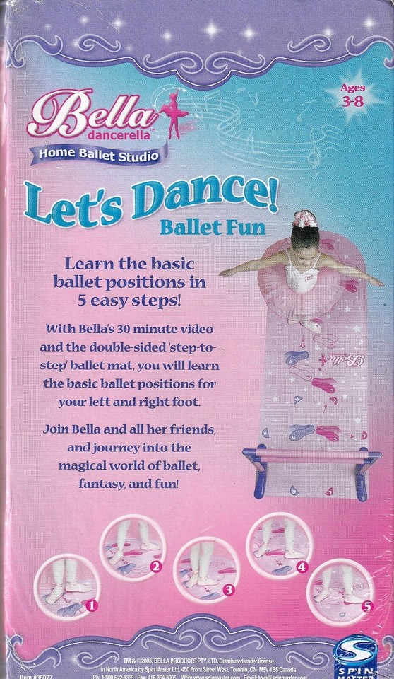 Bella Dancerella, Let's Dance Ballet Fun - (VHS) | eBay
