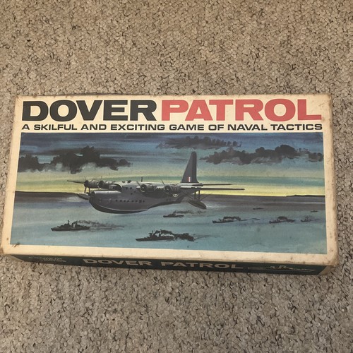 VINTAGE DOVER PATROL BOARD GAME BY H P GIBSON NAVAL TACTICS - COMPLETE ...