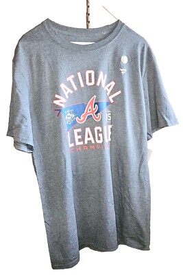 Atlanta Braves Mens Fanatics 2021 National League Champs Locker Room T ...