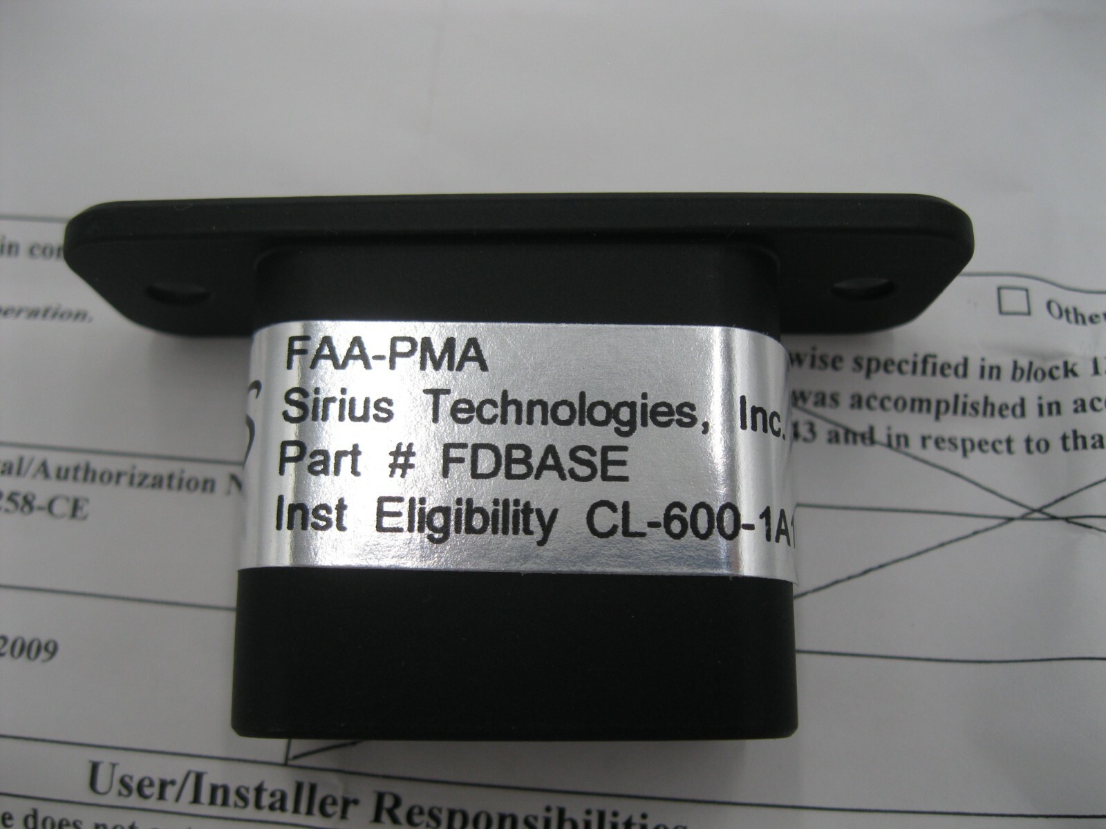 Sirius Technologies 7" & 10" Drink Rail Base Wall Arm Mount FDBASE 8130 ...