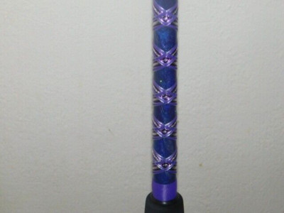 CUSTOM CONVENTIONAL BOAT ROD 7' PURPLE PEARL MARBLE 25-50 LB TURBOS NEW ...