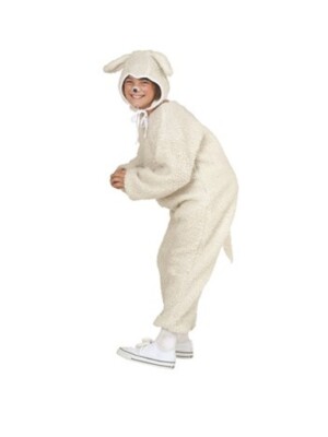 BA BA LAMB SHEEP CHILD COSTUME FARM ZOO ANIMAL KIDS JUMPSUIT PLUSH ...