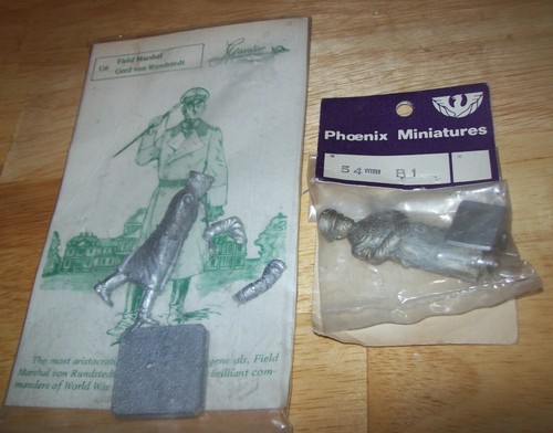 54mm 1/32 METAL CAVALIER WW2 GERMAN FELD MARSHAL VON RUNDSTEDT ...