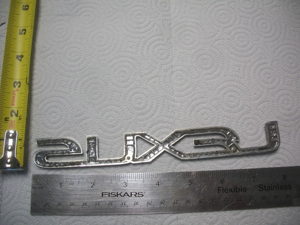 Lexus Letters Chrome Emblem OEM Original Badge Used | AUGU312018 ...