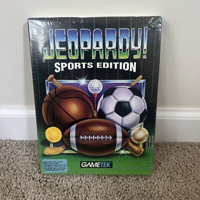 Jeopardy Sports Edition new PC game 3.5" disks Gametek 1993 43948006468 ...